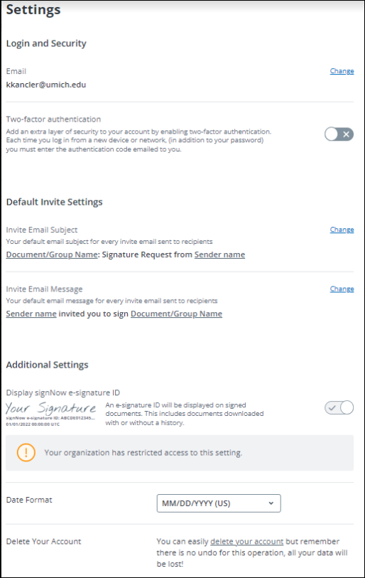 SN My Account Image 3 / ITS Documentation
